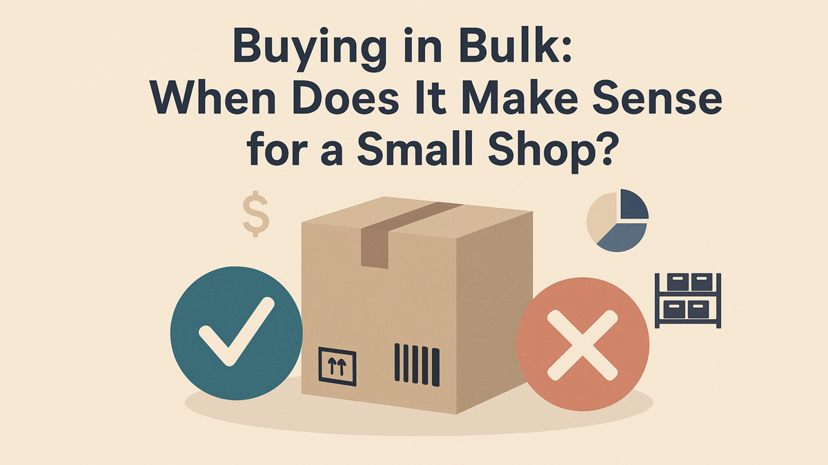 Buying in Bulk: When Does It Make Sense for a Small Shop? — Cutting ...