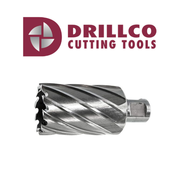 7/16" x 1" Annular Cutter HSS w/ Pilot Pin - Drillco 91SE128K — Cutting ...