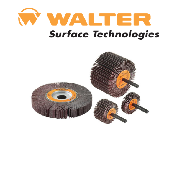 1-1/2" x 1" x 1/4" 80 Grit COOLCUT Flap Wheel - Walter 15-F 108 ...