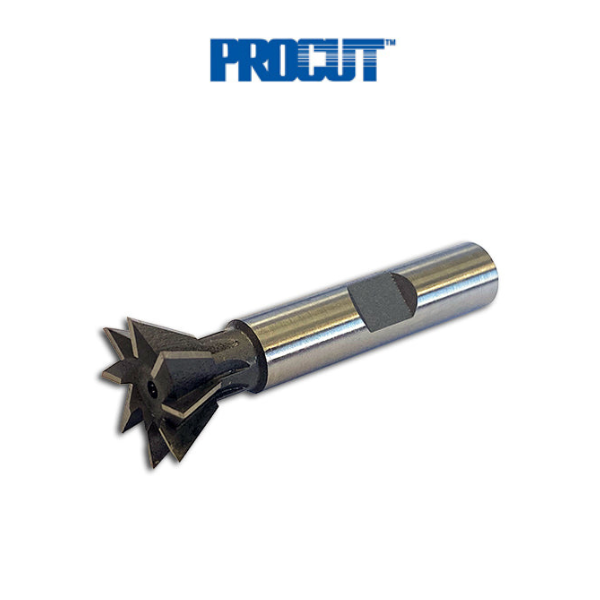 3/4" 60 Degree Dovetail Cutter M42 - Procut M212304801 — Cutting Tool ...