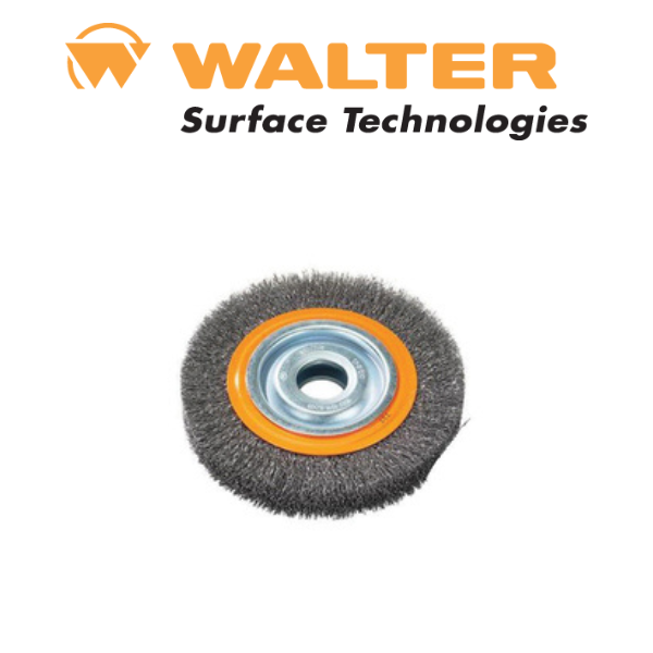 10" x 1" x 1-1/4" Crimped Wire Wheel - Walter 13-B 100 — Cutting Tool ...