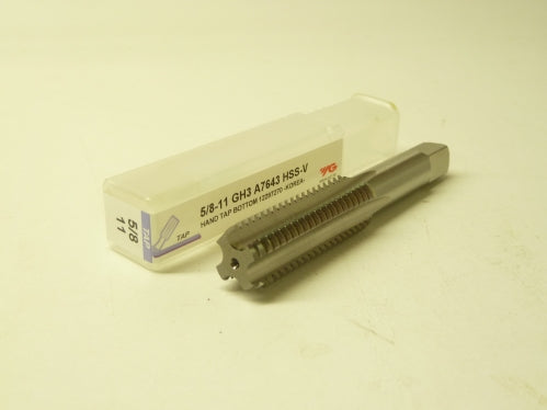 5/8-11 Bottom Hand Tap - YG Pt#A7643 — Cutting Tool Pickers