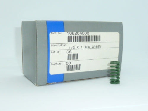 1/2" x 1" XHD (Green Colour) Spring — Cutting Tool Pickers