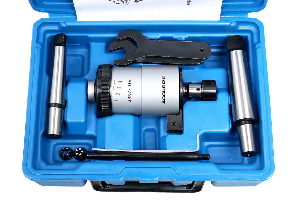 #0-1/4" (M2-M7) X J6 Self-Reversing Tapping Head - Accusize 2600-4002 ...