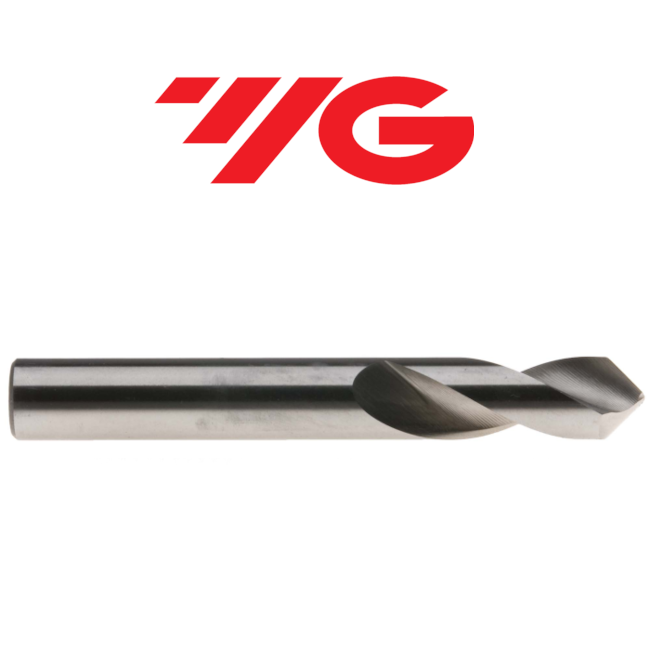 1/4" x 90 Degree Spotting Drill HSSCo - YG-1 0161L — Cutting Tool Pickers
