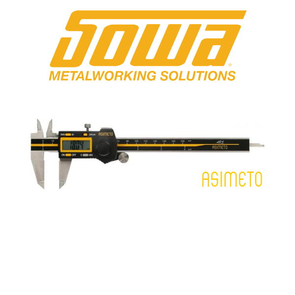 0-8" Absolute Digital Caliper - Asimeto 7307583 — Cutting Tool Pickers