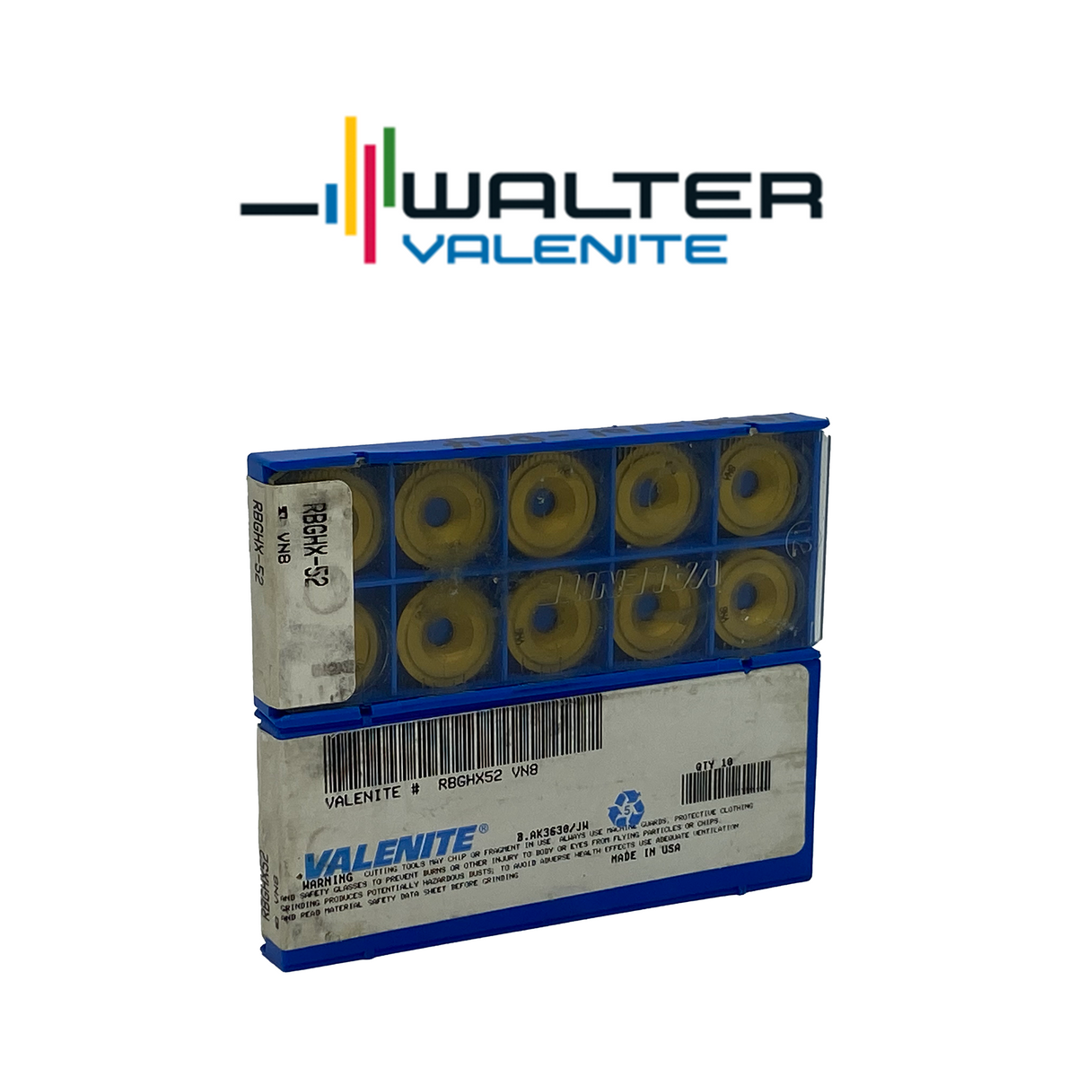 RBGHX-52 VN8 Insert - VALENITE — Cutting Tool Pickers