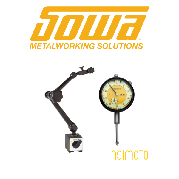 Indicator & Mag Base Kit #2 - Asimeto 500730 — Cutting Tool Pickers