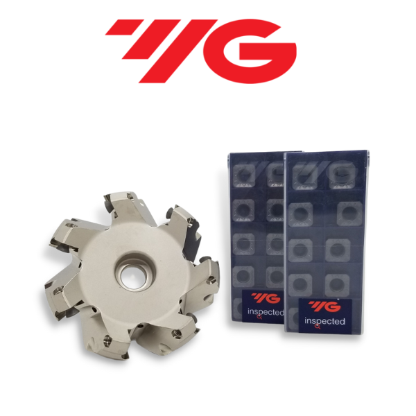 SEKT1204 Milling Kit - 3" Face Mill w/ 20 Inserts - YG-1 KIT F45-SEKT ...