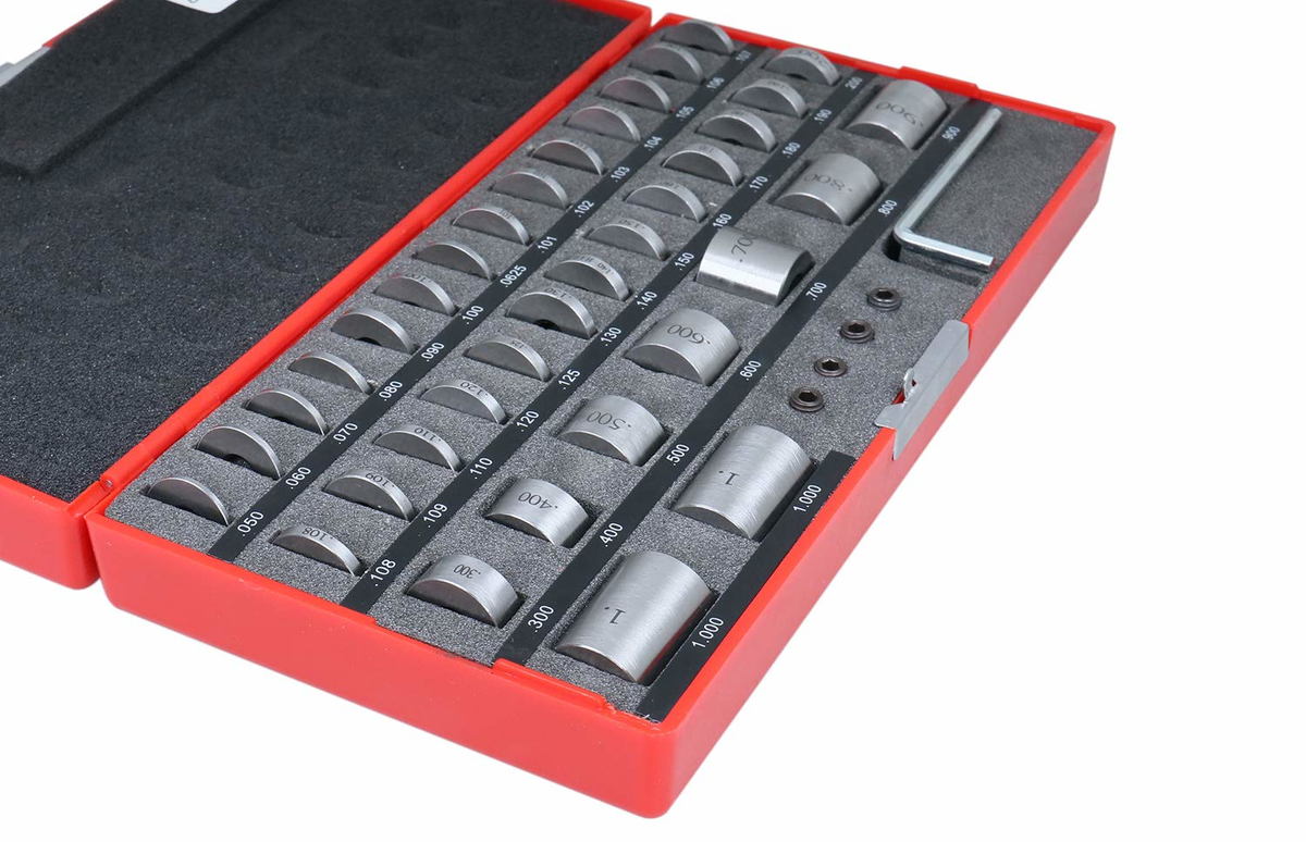 36pc Round Gage Block Set - Procheck (Space Block Set) — Cutting Tool ...